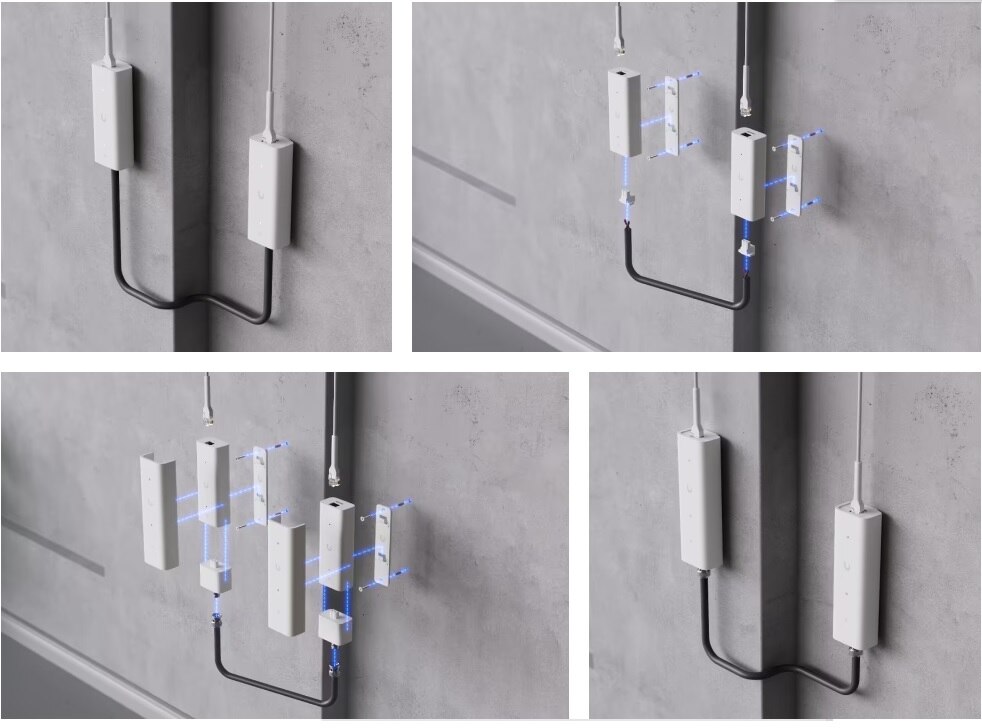 Ubiquiti Networks UACC-Retrofit-PoE-2Wire PoE Over 2-Wire Retrofit Extender