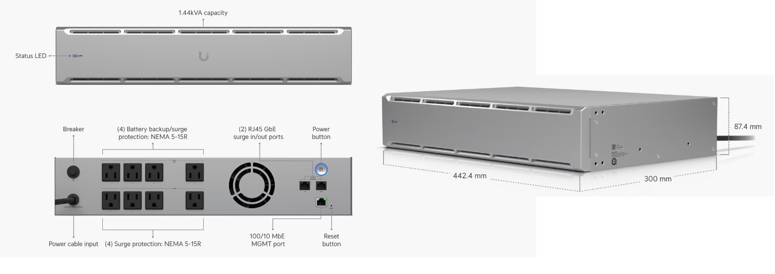 Ubiquiti Networks UniFi UPS UniFi UPS Uninterruptible Power Supply